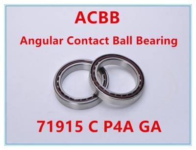 China 71915 Kontakt-Kugellager 11000RPM-13000RPM C P4A GA eckiges zu verkaufen