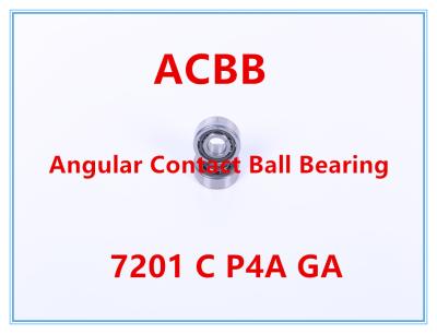 China 7201 C P4A GA Angular Contact Ball Bearing for sale