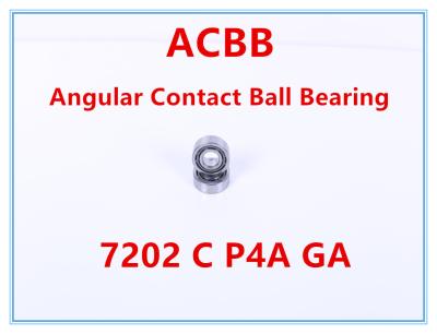 Chine 7202 contact angulaire de C P4A GA soutenant l'angle 40000RPM-45000RPM à vendre