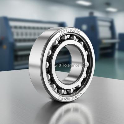 China Textile Bearing with G10 Tolerance Chrome Steel GCr15 for Low Noise Operation in Textile Machinery for sale