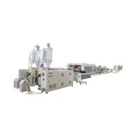 China Double Walled Corrugated Pipe Cutting Machine 110V 50Hz for DWC Line for sale