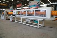 China Automatic Double Wall Corrugated Pipe Cutter HDPE PP PVC Plastic Forming Machine SL800 ID200-OD1000 for sale