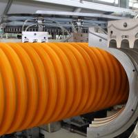 China HDPE PVC PP Double Single Wall Corrugated Pipe Production Machine SL600 36:1 L/D for sale
