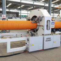 China HDPE PVC PP Double Single Wall Corrugated Pipe Production Machine SL600 36:1 L/D for sale