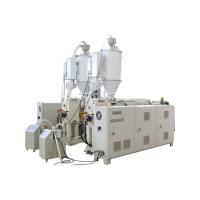 China Fully Automatic Plastic Corrugated Water Drain Pipe Extrusion Machine DN32-OD200 302kW for sale