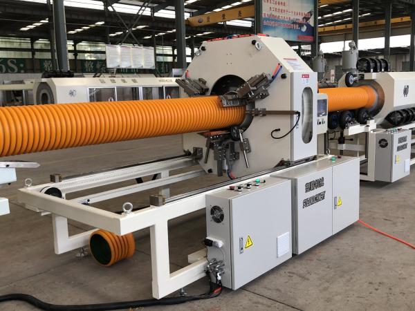Quality 133KW HDPE PP Plastic Pipe Extrusion Line Corrugated Drainage Sewage Pipe for sale