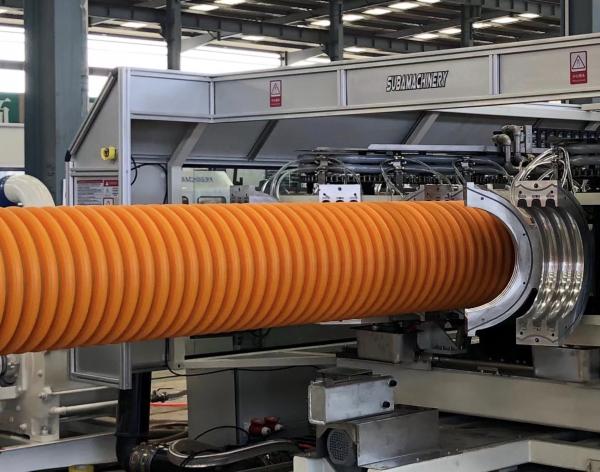 Quality Water Cooling DWC Pipe Production Line For ID90 - ID600MM Plastic Drainage for sale