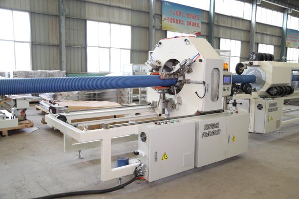 Quality Double Wall Corrugated Pipe Extruding Machine Drainage HDPE PP Pipe Production for sale