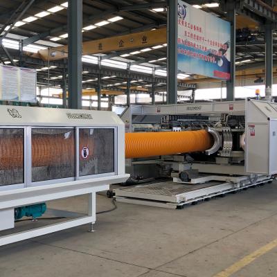 China Automatic DWC Pipe Extruder Machinery Low Power Consumption Corrugated pipe machinery for sale