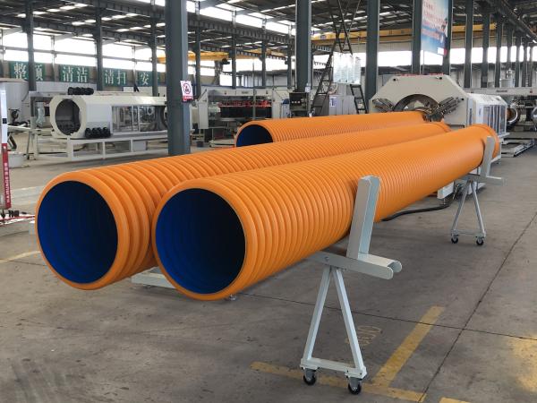 Quality Automatic DWC Pipe Extruder Machinery Low Power Consumption Corrugated pipe for sale