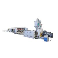 China DWC Pipe Processing Machine for OD 90-600mm Water Cooling Plastic Drain Pipe Extrusion Line for sale