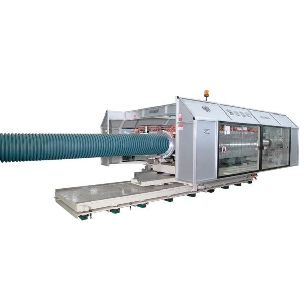 Quality 220KW Double Wall Corrugated Pipe Extrusion Line Making Machine For 90 - 600mm for sale