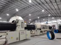 China Corrugated Pipe Extrusion Machine DWC Pipe Manufacturing Line 36:1 L/D for sale
