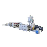 China Full Automatic HDPE PP Corrugated Pipe Production Line DN100-OD630 1100kg/h for sale