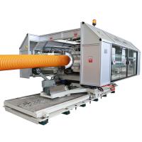 China HDPE PP Plastic Pipe Extrusion Machine Water Cooling 310kW 750kg/h Output for sale