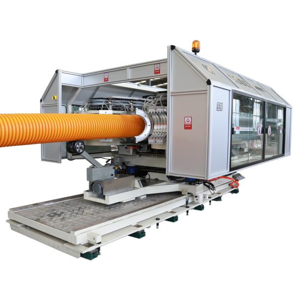 Quality Aluminium Moulds Single Screw Double Wall Corrugated Pipe Making Machinery for sale