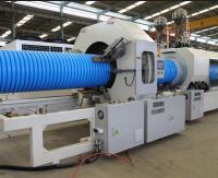 China PLC Control Fully Automatic PP PE Plastic Corrugated Pipe Equipment 36:1 L/D Extruder for sale