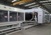 China Large Plastic DWC Pipe Manufacturing Machine 400-1200 mm Single Screw Corrugated Pipe Making Line for sale