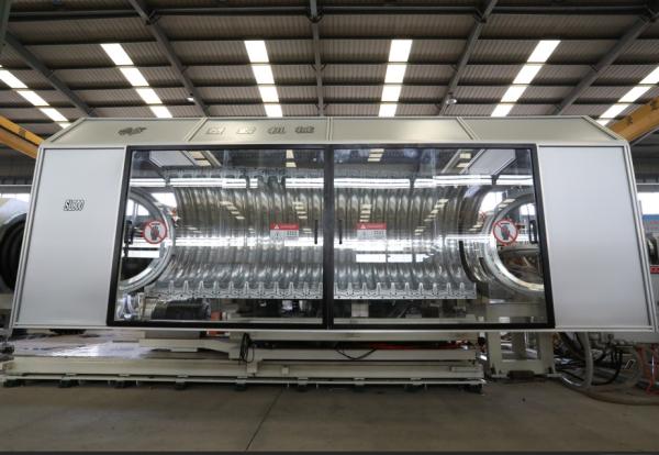Quality Full Automatic DWC Pipe Machine Water Cooling Plastic PE Corrugated Pipe Machine for sale