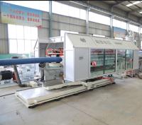 China Water Cooled Plastic DWC Pipe Machine SL300 Corrugated PP PE Pipe Making Line 65mm 75mm Extruders for sale
