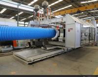 China Mid-Sized DWC Pipe Manufacturing Machine Plastic Pipe Forming Line 36:1 L/D for sale