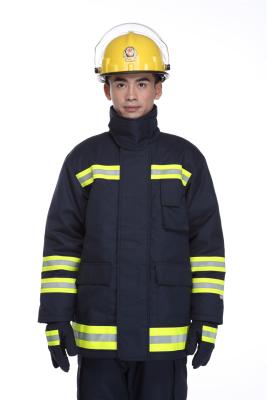 Cina Quattro strati dell'en 469 Nomex il Kevlar del vigile del fuoco dell'ingranaggio dell'affluenza per estinzione di incendio/salvataggio del pompiere in vendita