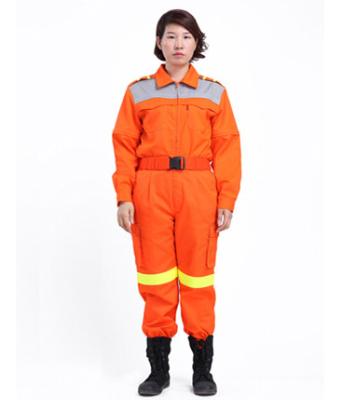 Cina Vestiario di protezione dell'abito di salvataggio del fuoco della lavoratrice con nastro adesivo riflettente in vendita