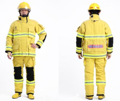 China Chama uniforme do sapador-bombeiro de Nomex franco do departamento dos bombeiros - combinações retardadoras com Nomex IIIA à venda