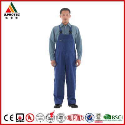 Cina Camice ignifughe e pantaloni del vestiario di protezione dei saldatori con il cotone del rasatello del franco in vendita