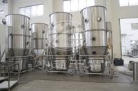 China 12-1500L Fluid Bed Granulation Process For Impact Granules for sale