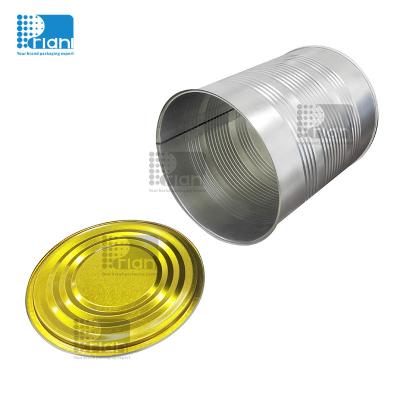 China Embalagem de metal personalizada Rectangular / redonda embalagem de lata de alimento de lata 12 oz à venda