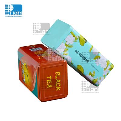 China Metal Box Tea Tin Cans Round Shape Tea Storage Tins For Coffee Packaging for sale