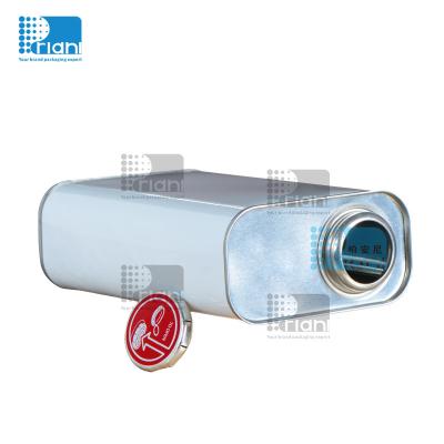China Latas de Ferro Quadradas 0,5L Latas de Tinta Vazias, Baldes de Lata para Óleo Lubrificante para Motor à venda