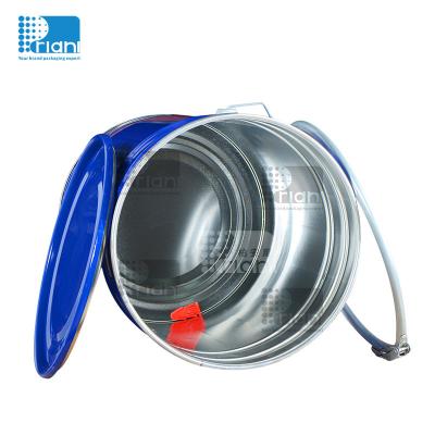 China 5L-20L Paint Bucket Empty Epoxy Tile Grout Sealant With Metal Handle for sale