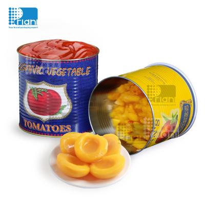 Cina 3pc di latta di cibo Lattine di latta 12 oz rotonde di acciaio inossidabile in vendita