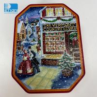China High Strength Customized Shape Gift Tin Cans Round Rectangular For Versatility for sale