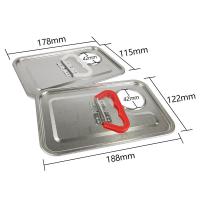 China Custom Square Tinplate Paint Can Components with Handle & Cap - 0.23-0.28mm Thickness, 50K MOQ for sale