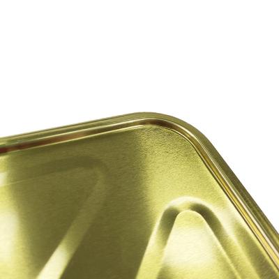 China 18L 20L Square Tin Accessories L237*W237 With Customized Handle / Cap for sale