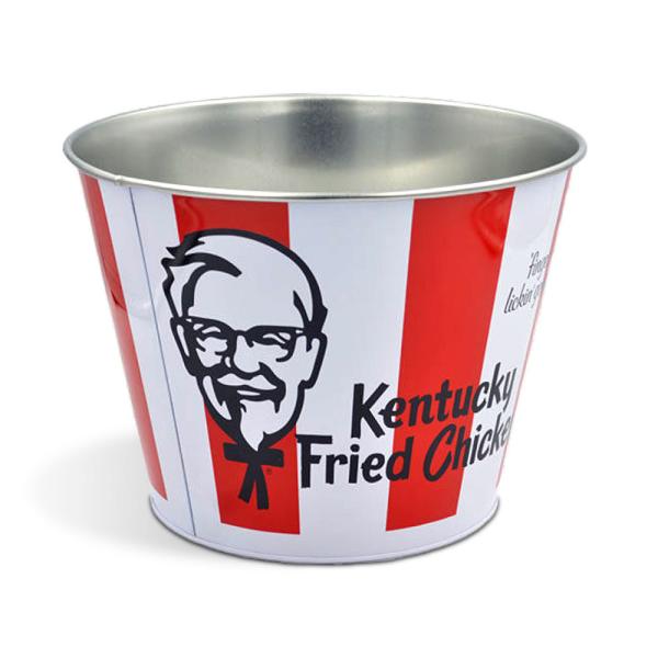 Quality Decorative Metal Handle Bucket , Household Cleaning Galvanized Pail With Handle for sale