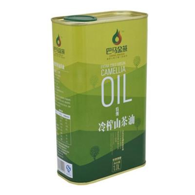 Cina Imballaggio alimentare rettangolare Scatola di latta riciclata Scatola metallica di olio d'oliva in vendita