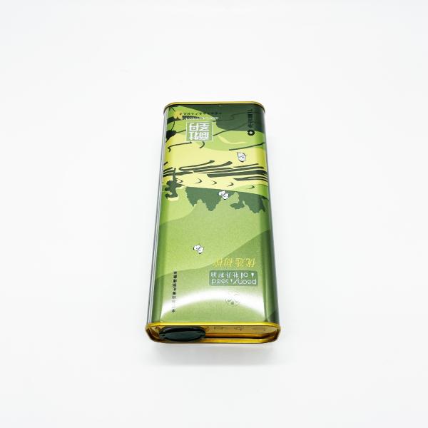 Quality Rectangular Custom Printed Tin Cans , Tinplate Tin Can Food Packaging for sale