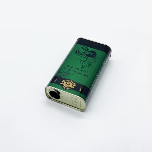 Quality 1L-3L Olive Oil Tin Custom Printed 100-500ml Empty Metal Packaging Tins for sale