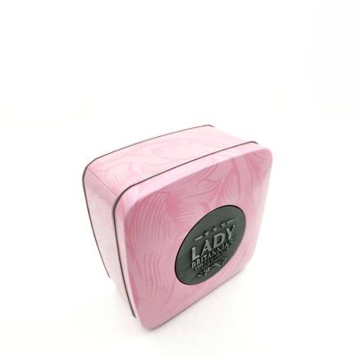 China 0.21mm Thickness Metal Packaging Cookies Gift Tin Cans Packaging Box Candy Metal Container for sale
