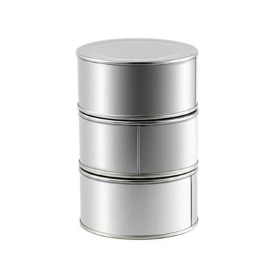 China Customized Logo Metal Tin Cans with Easy Open Lids and Recyclable Round Tin Containers for Various Packaging Needs for sale