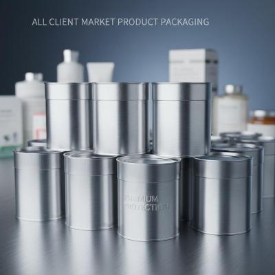 China Cylindrical Metal Tin Cans with High Corrosion Resistance and Dishwasher Safe for Food and Chemical Packaging for sale