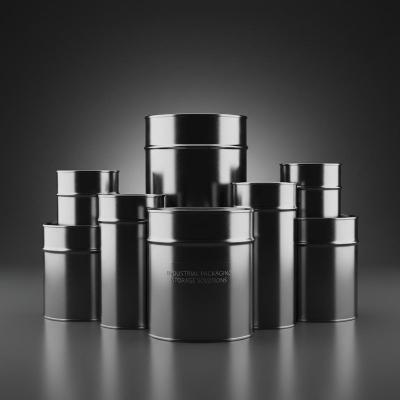 China Smooth Polished Iron Cans with Cylindrical Shape and Surface Protruding Thread for Secure Sealing for sale