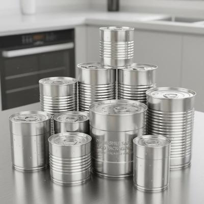 China Dishwasher Safe Metal Tin Cans with High Corrosion Resistance and Cylindrical Shape for Food Packaging for sale