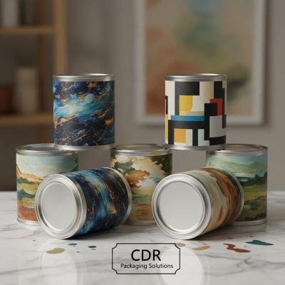 China Dishwasher Safe Metal Tin Cans with High Corrosion Resistance and Custom Artwork Support for Packaging and Storage for sale