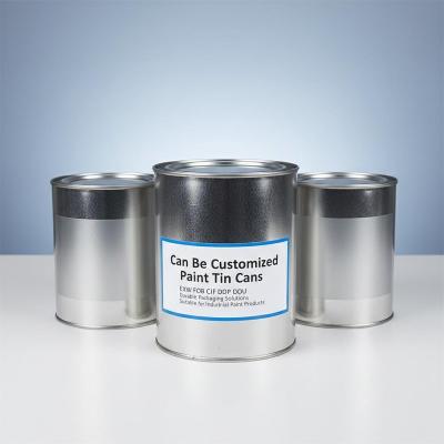 China Can Be Customized Paint Tin Cans EXW FOB CIF DDP DDU Durable Packaging Solutions Suitable for Industrial Paint Products for sale