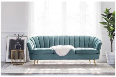 China Fashion design 3 seaters chesterfield birch wooden sofa event retal wedding long back sofa stainless steel legs sofa for sale